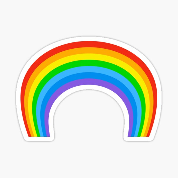 "LGBT Rainbow" Sticker for Sale by Msmelaniedesign | Redbubble
