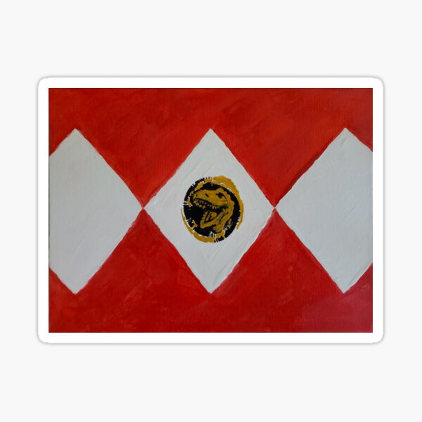 "Red Ranger" Sticker for Sale by Froening | Redbubble