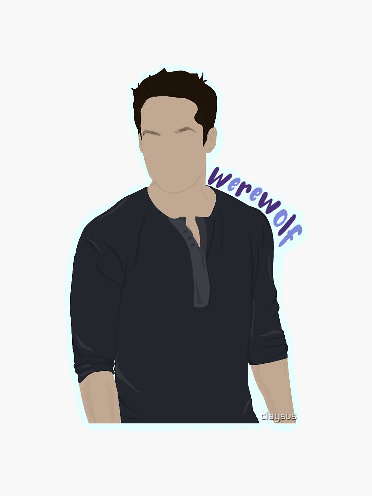 "Tyler the werewolf" Sticker for Sale by claysus | Redbubble