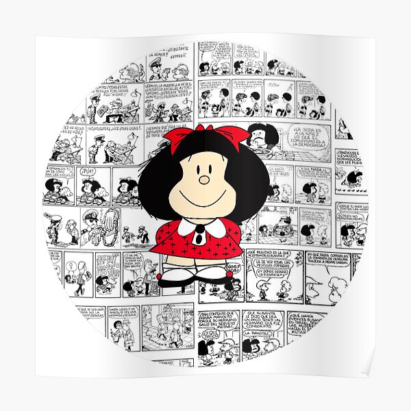 "ICONIC MAFALDA" Poster by Limonada | Redbubble