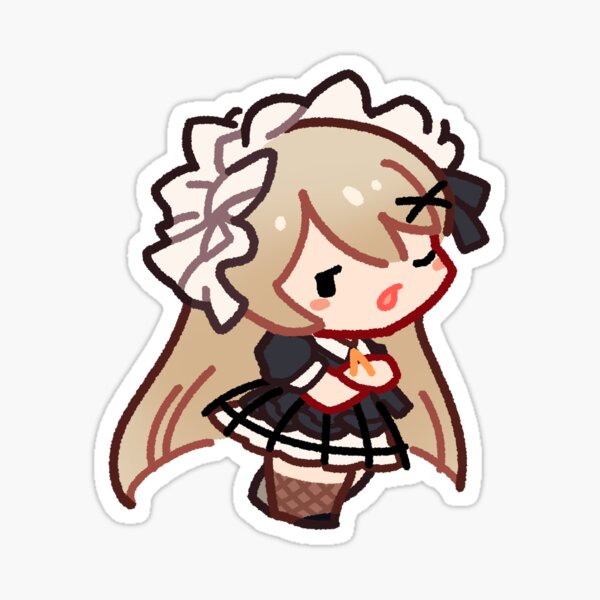 "Chibi PPK" Sticker for Sale by Tamalynnn | Redbubble