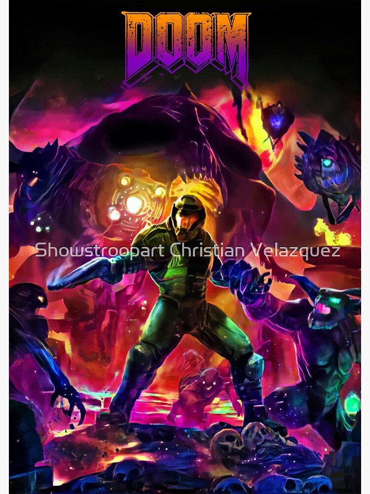 "DOOM Guy" Sticker for Sale by chrishbk67 | Redbubble