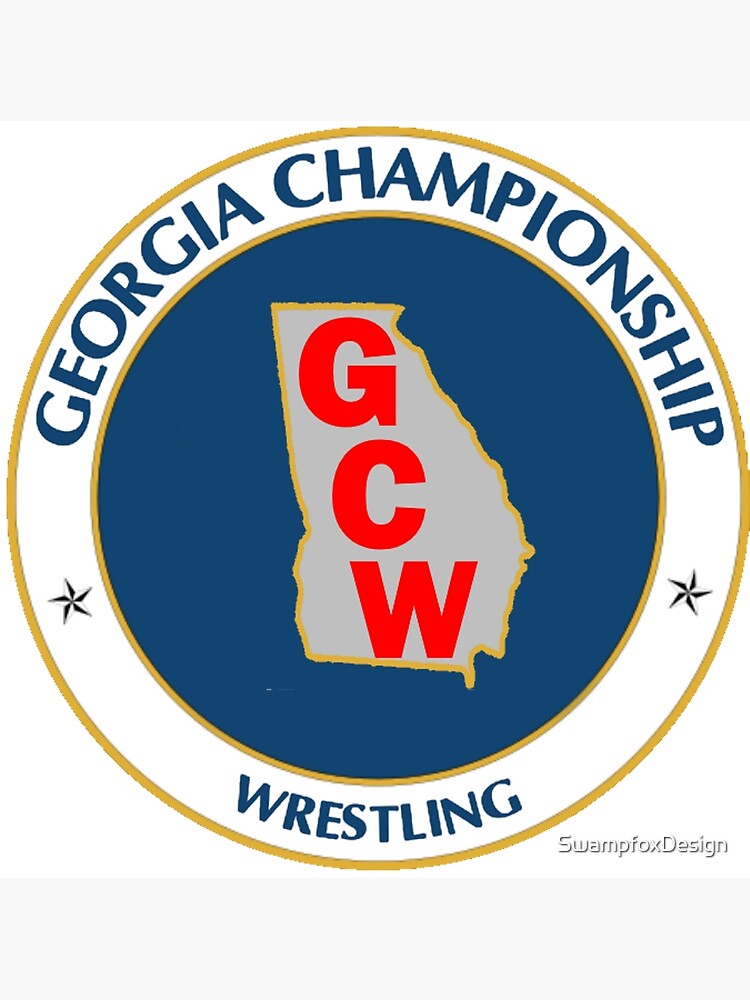 "Georgia Championship Wrestling" Poster for Sale by SwampfoxDesign ...