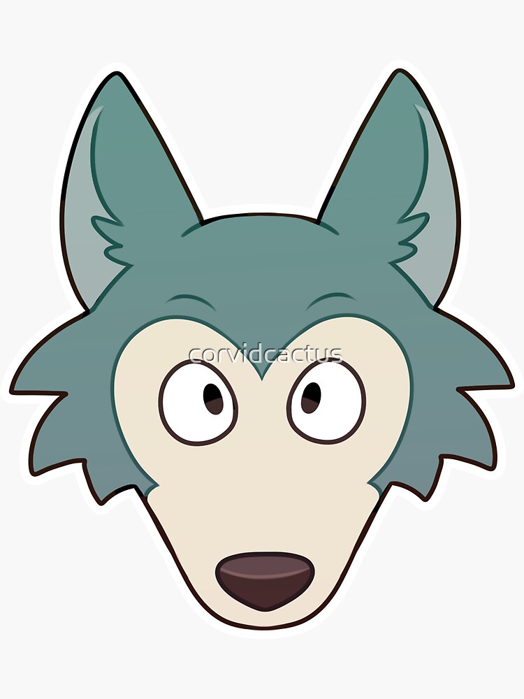 "Legoshi" Sticker by corvidcactus | Redbubble