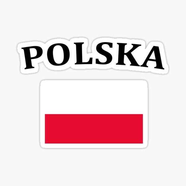 "Polska Poland Polish Flag" Sticker for Sale by Natalia-Art | Redbubble