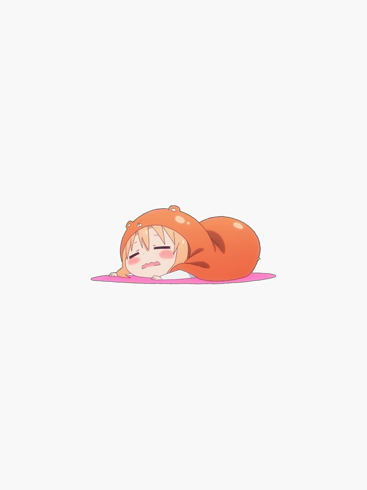 "Sleeping Himouto! Umaru-chan Chibi Anime Manga" Sticker for Sale by ...