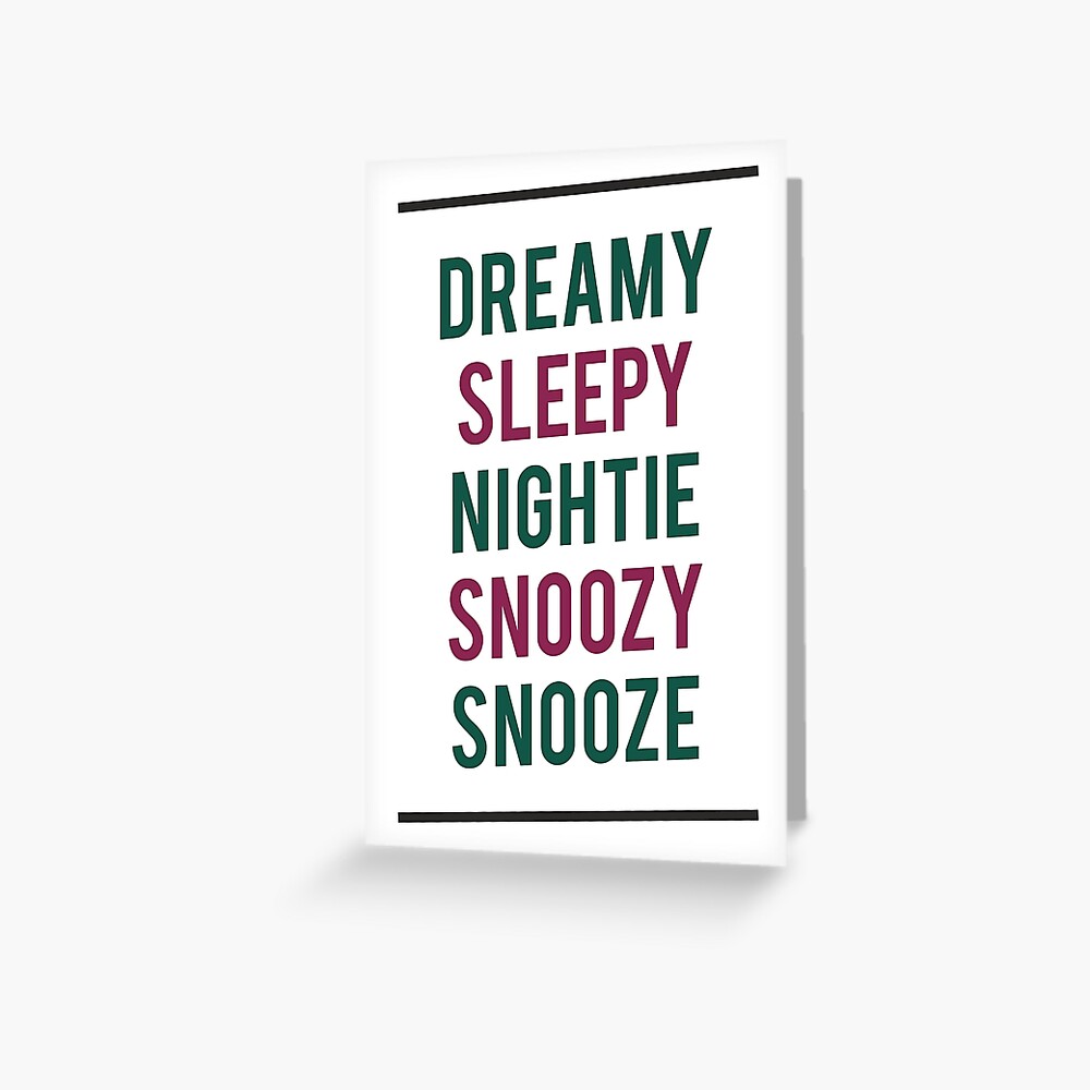 "FATHER TED - DREAMY SLEEPY NIGHTIE SNOOZY SNOOZE" Greeting Card by ...