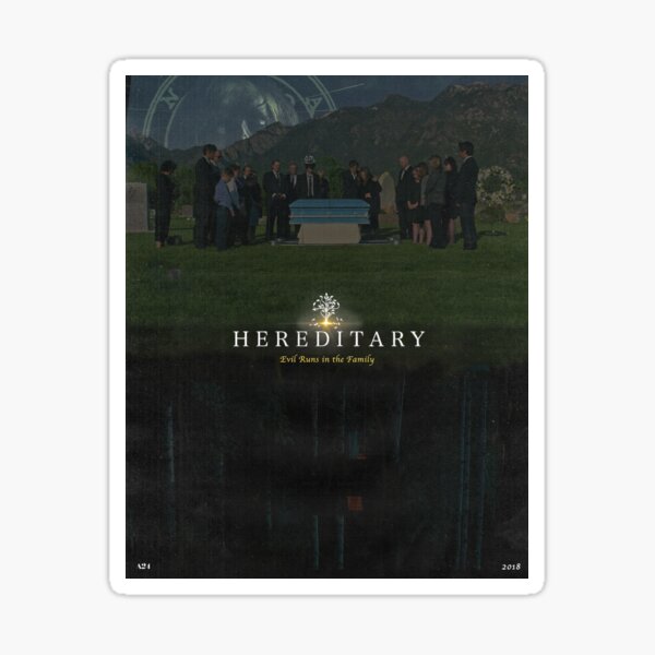"hereditary poster A24" Sticker for Sale by nicdesigns | Redbubble