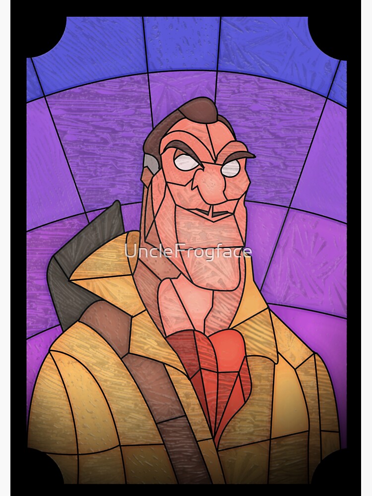 "Jungle hunter - Stained glass Villains" Sticker for Sale by ...