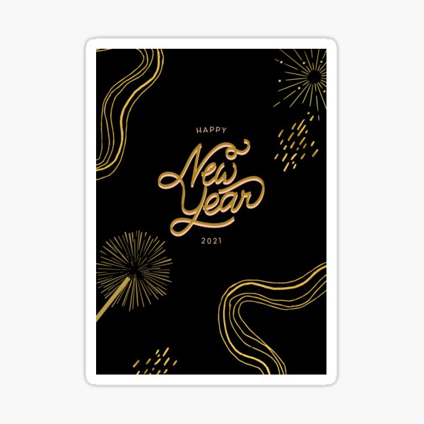 "Black 2021" Sticker by MASMED | Redbubble