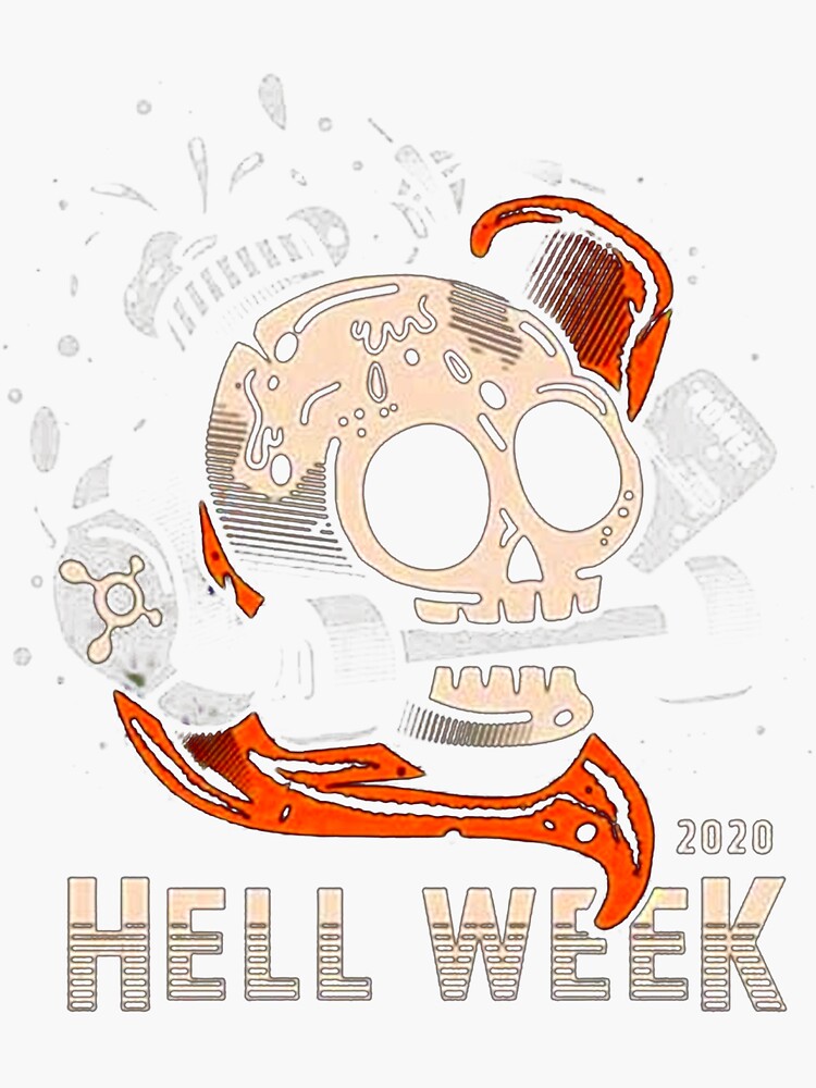 "Orangetheory Hell Week October 2020" Sticker by WilliamRandal | Redbubble