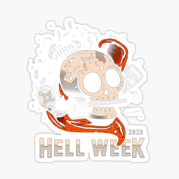 "Orangetheory Hell Week October 2020" Sticker by WilliamRandal | Redbubble