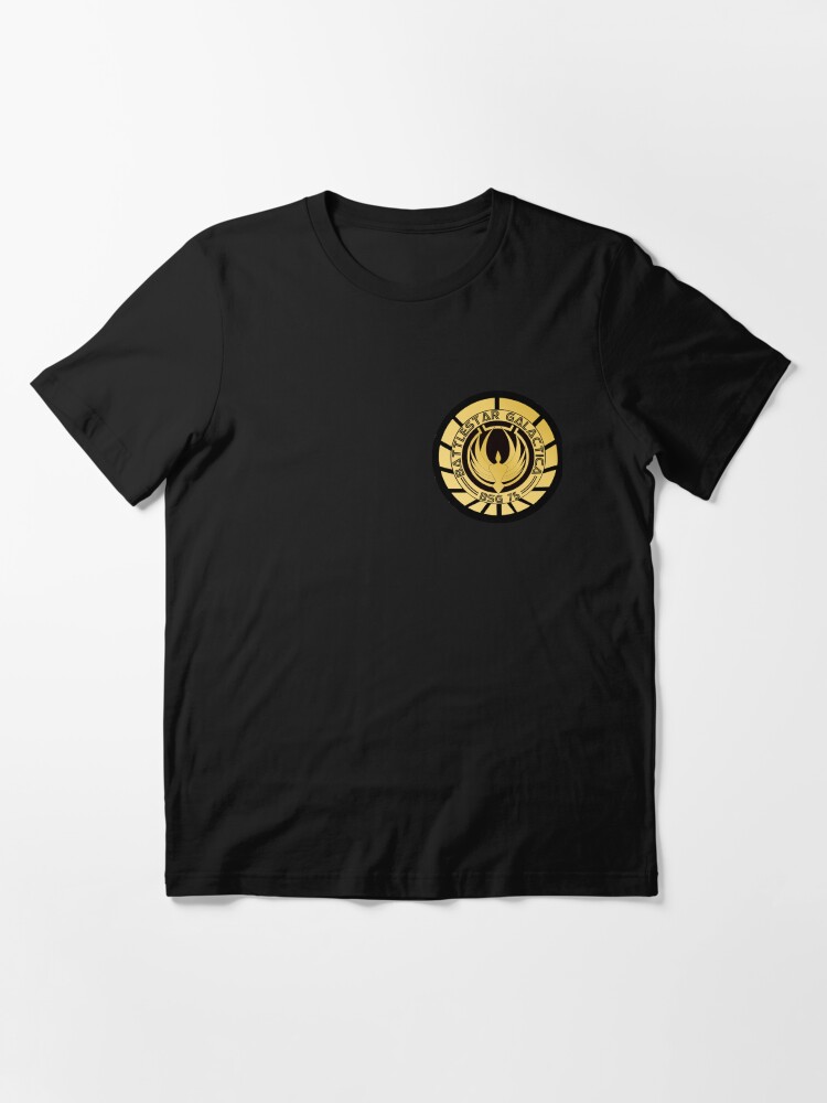 "Battlestar Galactica Golden Logo" T-shirt for Sale by Artanis76 ...