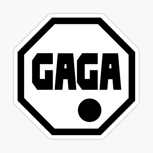 "Gaga Ball" Sticker for Sale by mralphcreative | Redbubble