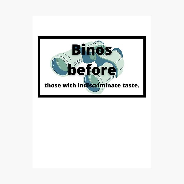 Lámina fotográfica «Binos antes que aquellos con gusto indiscriminado ...
