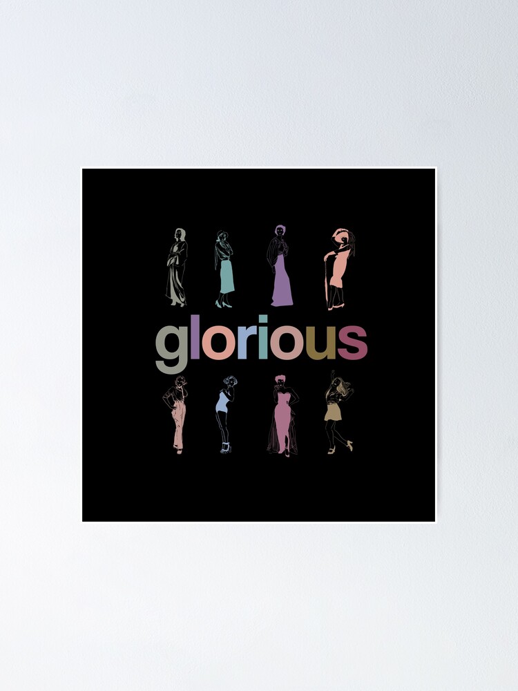 "Glorious ladies of Hollywood, dark version" Poster by korasi | Redbubble