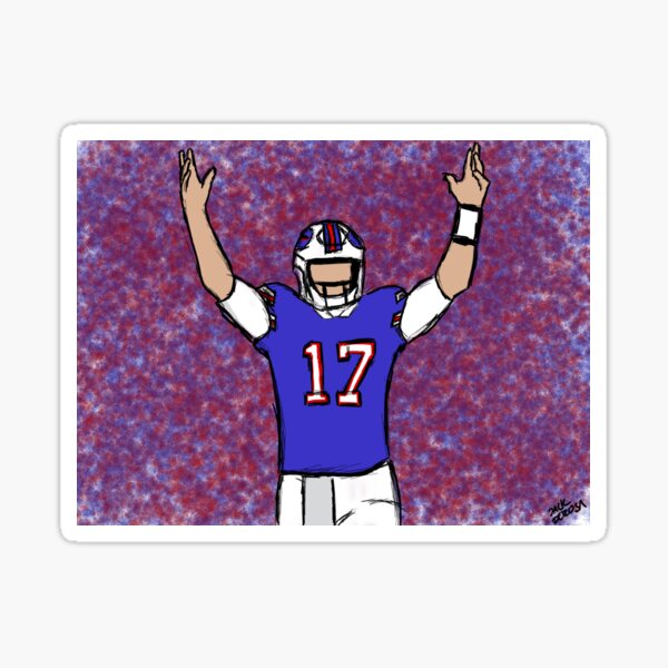 "Josh Allen " Sticker for Sale by JDeRosa685 | Redbubble