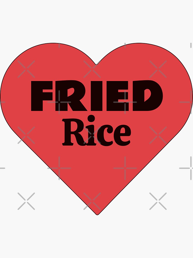 "Fried Rice" Sticker by Meekk91 | Redbubble
