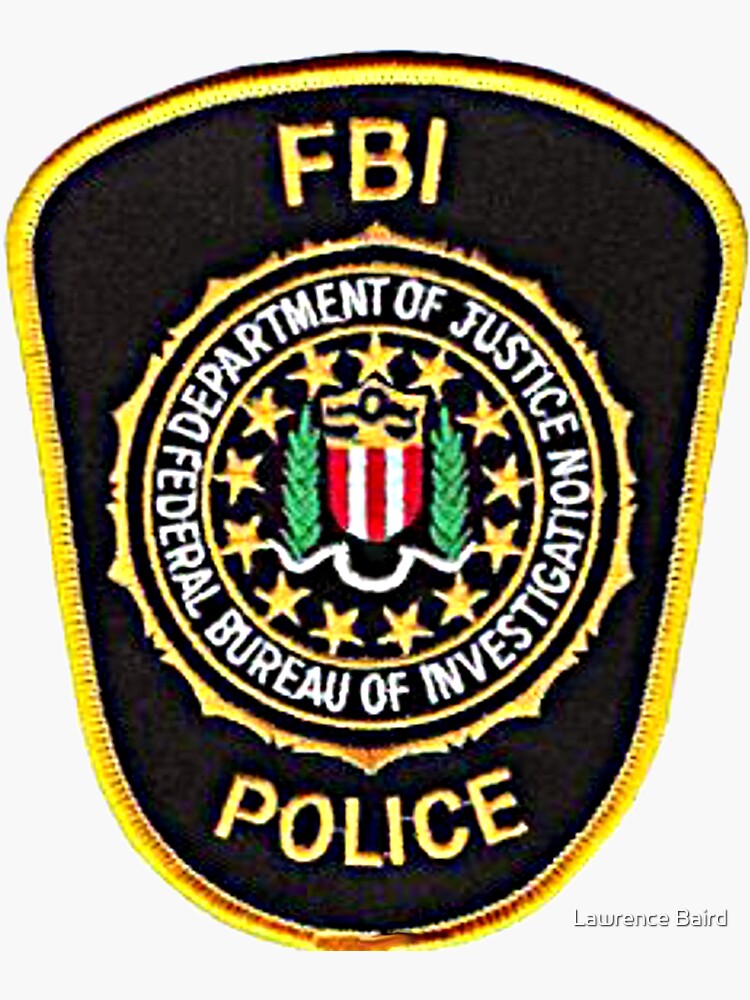 "Federal Bureau of Investigation Uniform Division" Sticker for Sale by ...
