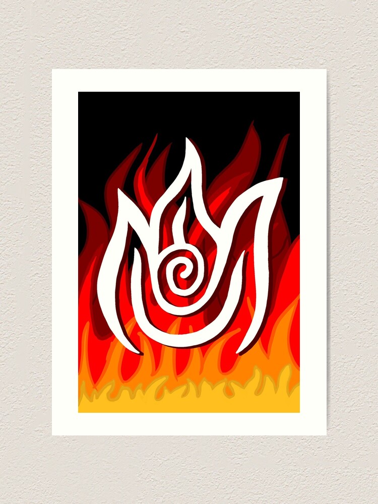 "Fire Nation Art Avatar the Last Airbender" Art Print for Sale by ...
