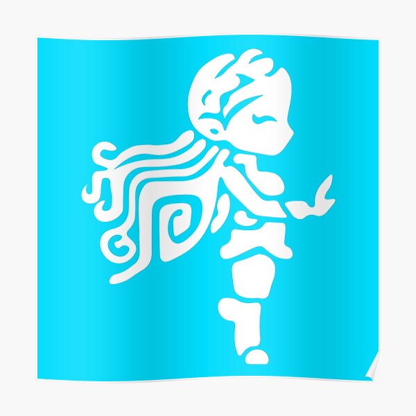 "BOTW Sheikah Rune Princess" Poster by bae-ley | Redbubble