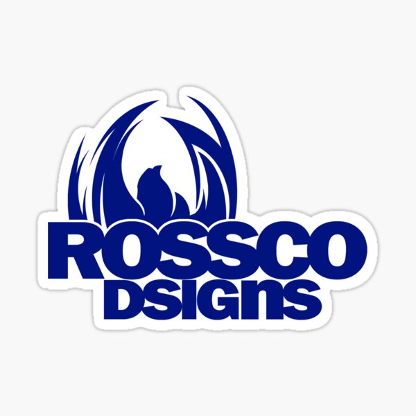 "RossCo Dsigns Logo" Sticker for Sale by RossCoDsigns | Redbubble