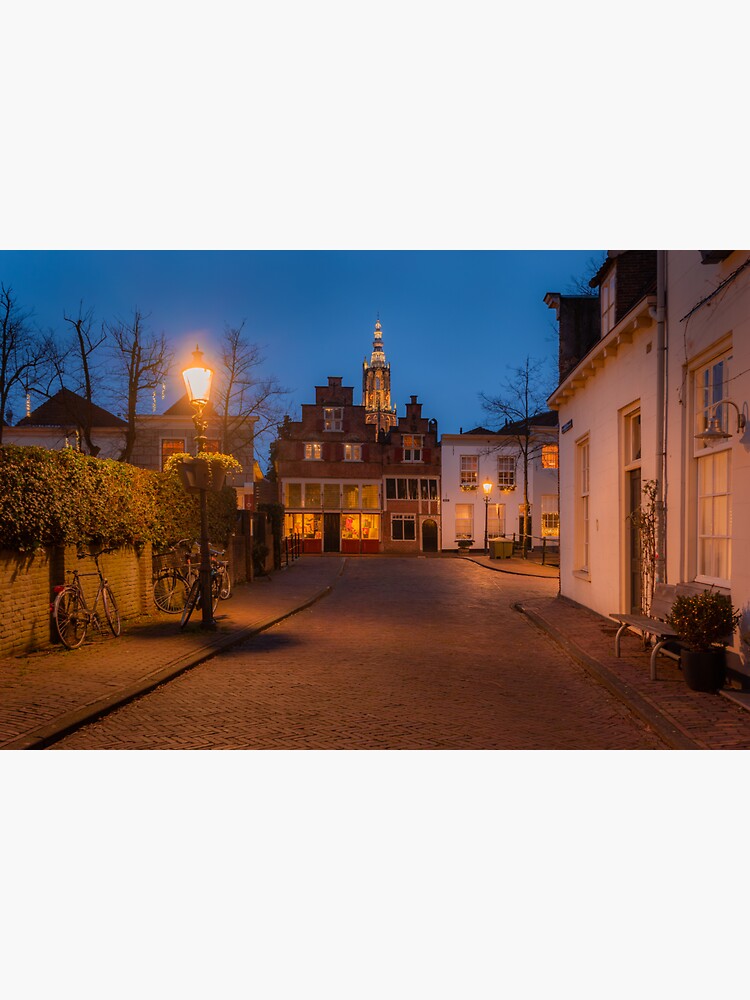 "Amersfoort Blue Hour" Sticker for Sale by michieldros | Redbubble