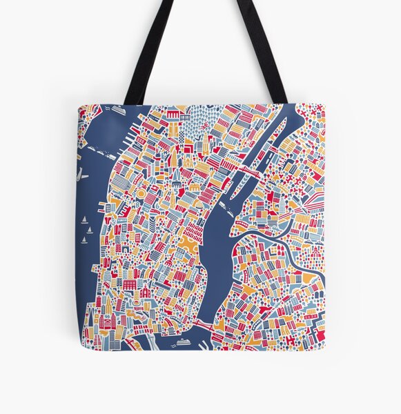 Map Tote Bags | Redbubble