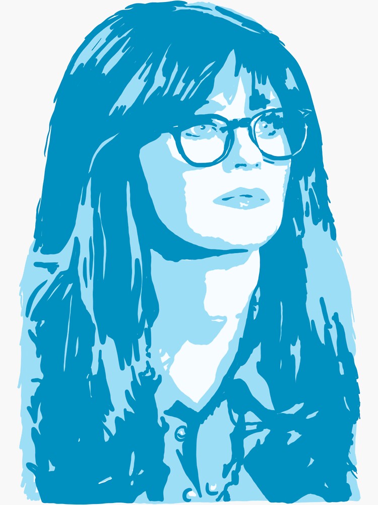 Pegatina «Ilustración del día de jessica chica nueva» de yooogabagabbba ...