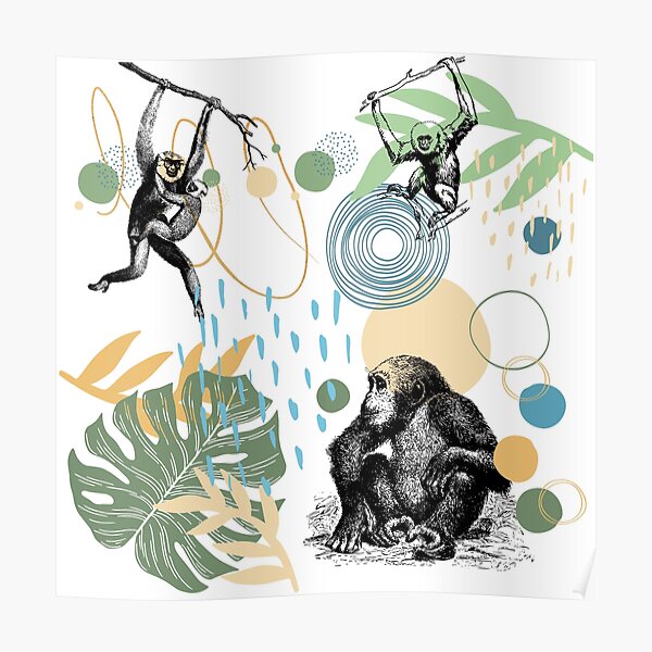 Save Monkeys Posters | Redbubble