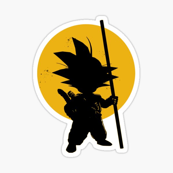 "son goku" Sticker for Sale by RAADUS | Redbubble