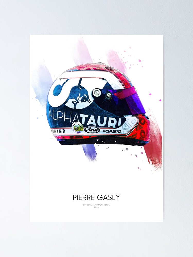 Poster « Pierre Gasly F1 Impression artistique », par d25bev | Redbubble