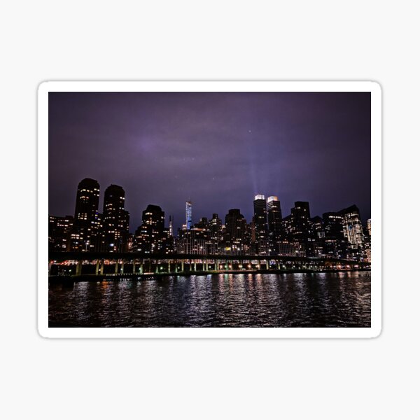 "Manhattan Skyline" Sticker by jessieec95 | Redbubble