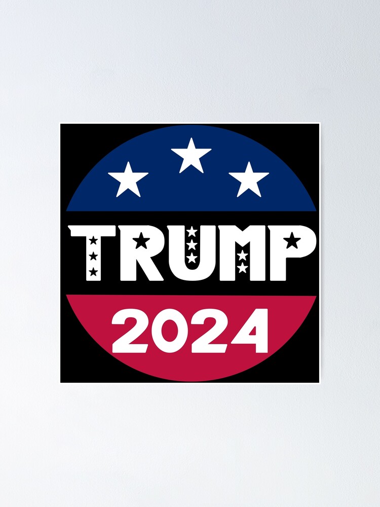 "He’ll Be Back Trump 2024 " Poster by khalifah97 | Redbubble