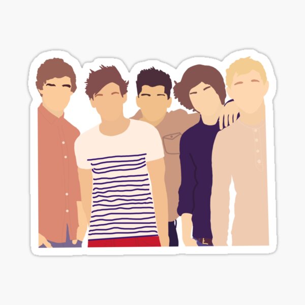 "one direction " Sticker for Sale by eunoiastickers | Redbubble