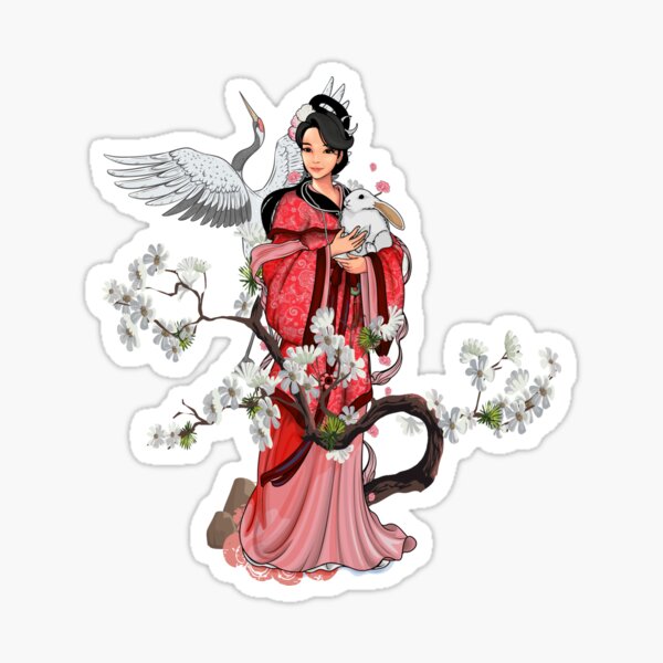 "Japanese Warrior princess" Sticker by Samurai-Oni | Redbubble