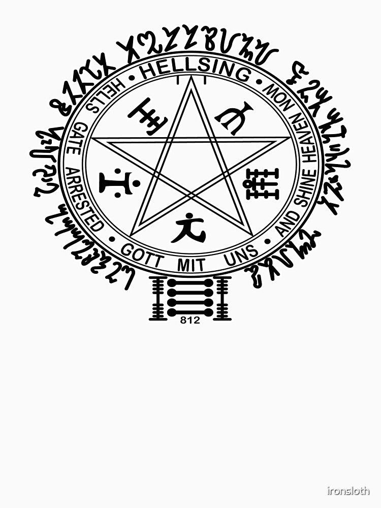 "Hellsing Symbol" T-shirt for Sale by ironsloth | Redbubble | hellsing ...