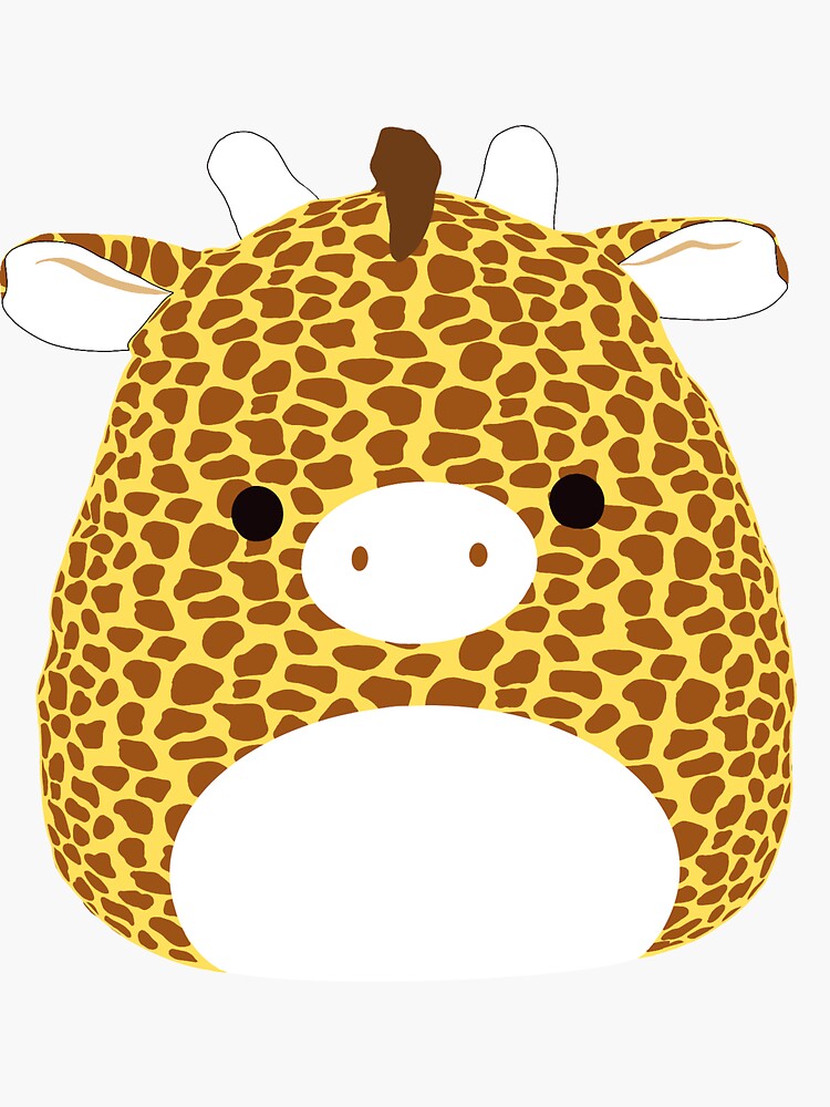 "Giraffe Squishmallow" Sticker for Sale by Blaise731 | Redbubble