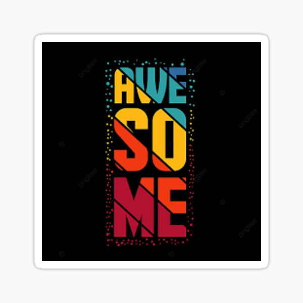 "impressive" Sticker for Sale by rochdideseigne | Redbubble