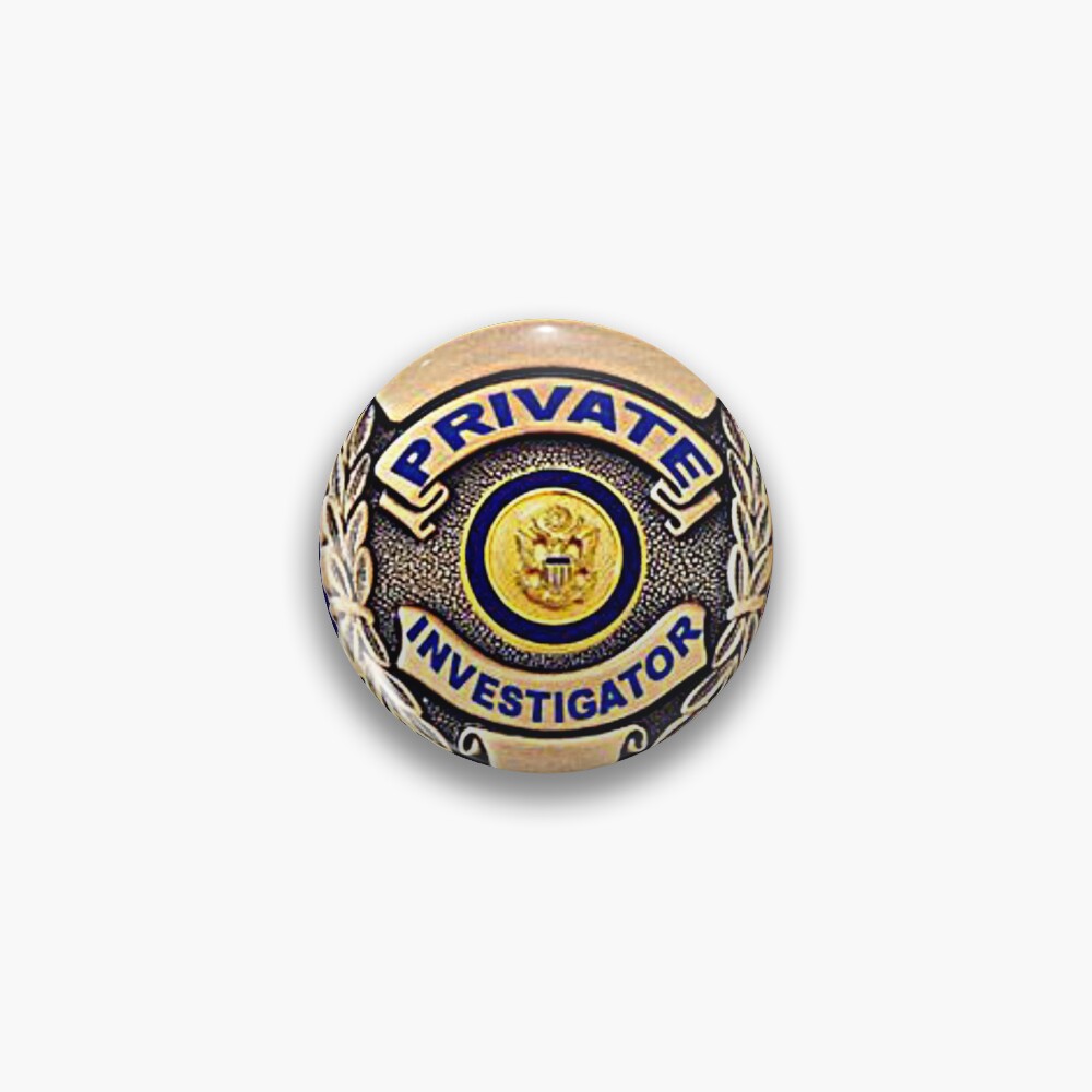 "Private Investigator" Pin for Sale by lawrencebaird | Redbubble