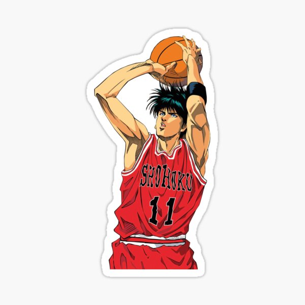 "SLAM DUNK " Sticker by Animeheros | Redbubble