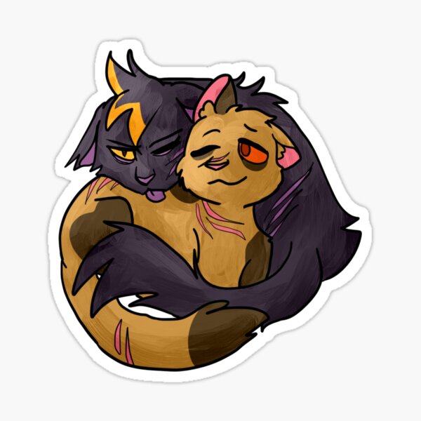 "Breezepelt and Antpelt" Sticker by cayteecatt | Redbubble