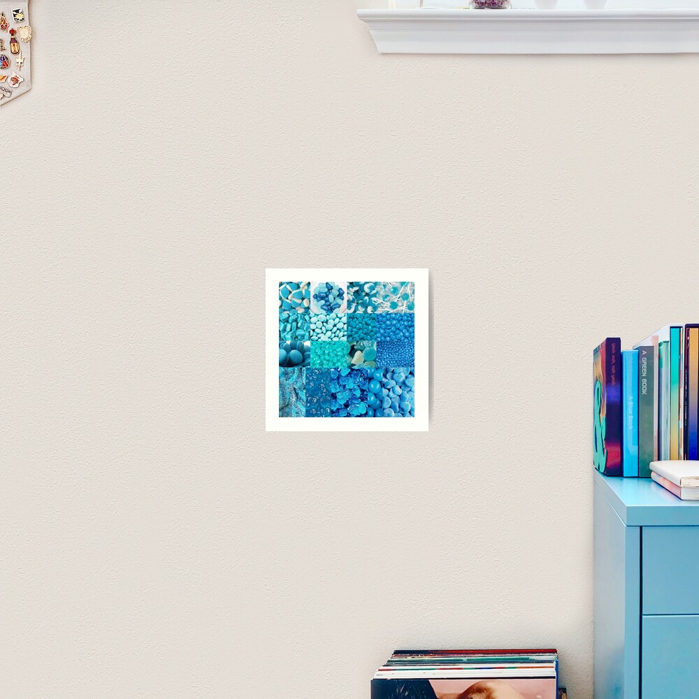 "Blue aesthetic sweets collage" Art Print by kaylajadekorte | Redbubble
