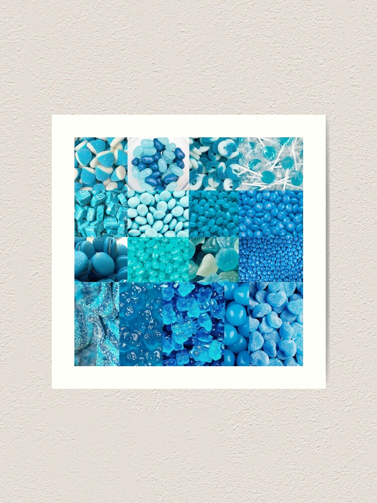 "Blue aesthetic sweets collage" Art Print by kaylajadekorte | Redbubble