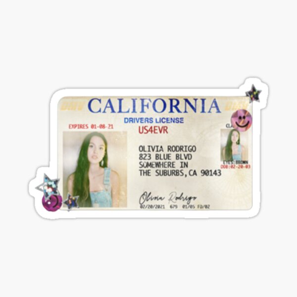 "Driver's License" Sticker by hoonurkaur | Redbubble