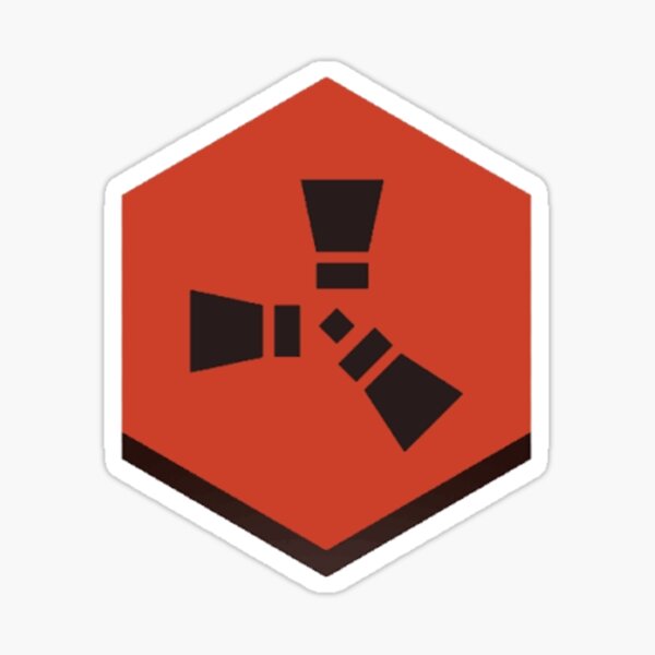 "RUST Game icon logo" Sticker by MarvinHsk | Redbubble