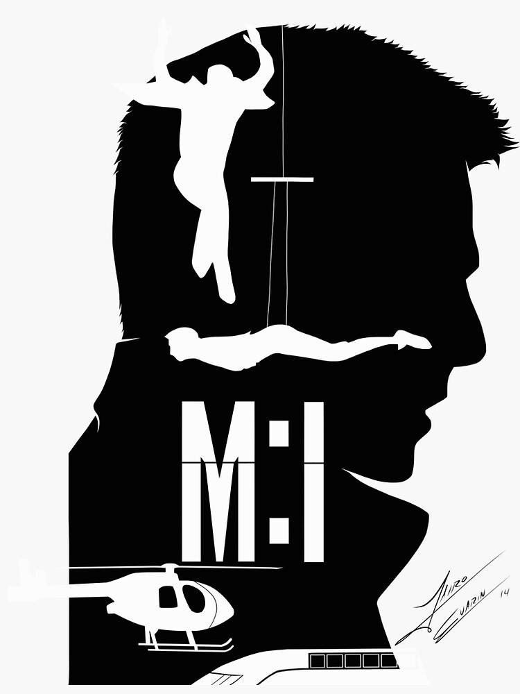 "Mission: Impossible" Sticker for Sale by Jairo Guarin | Redbubble