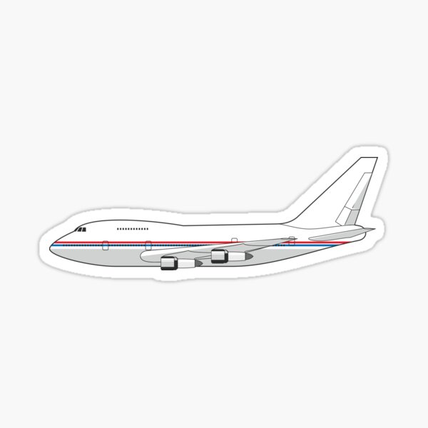 "Boeing 747" Sticker by Judge-Hatchet | Redbubble