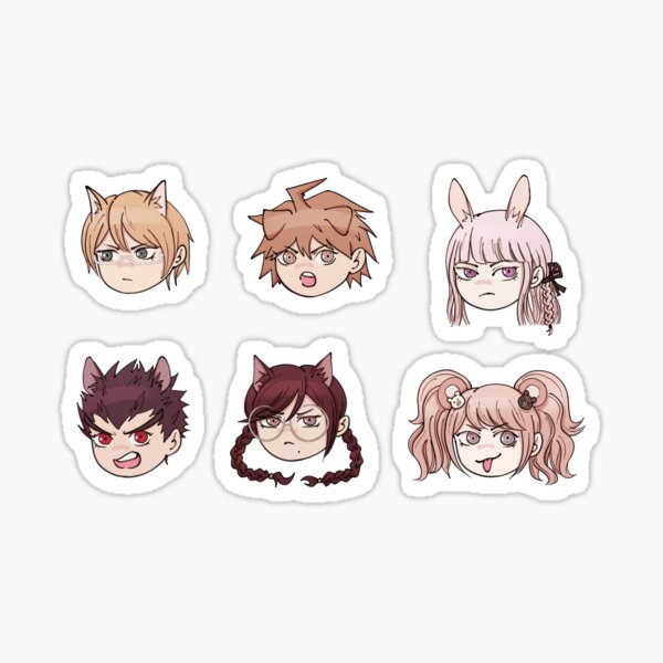 "Danganronpa Trigger Happy Havoc Stickers" Sticker for Sale by ...