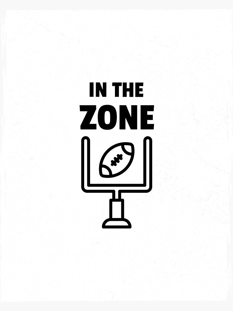"In the Zone - Idiom " Sticker for Sale by Idiomatics | Redbubble